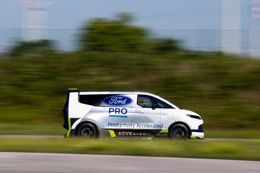 2000hp Ford Pro Electric SuperVan revealed with drag racing, drifting ...